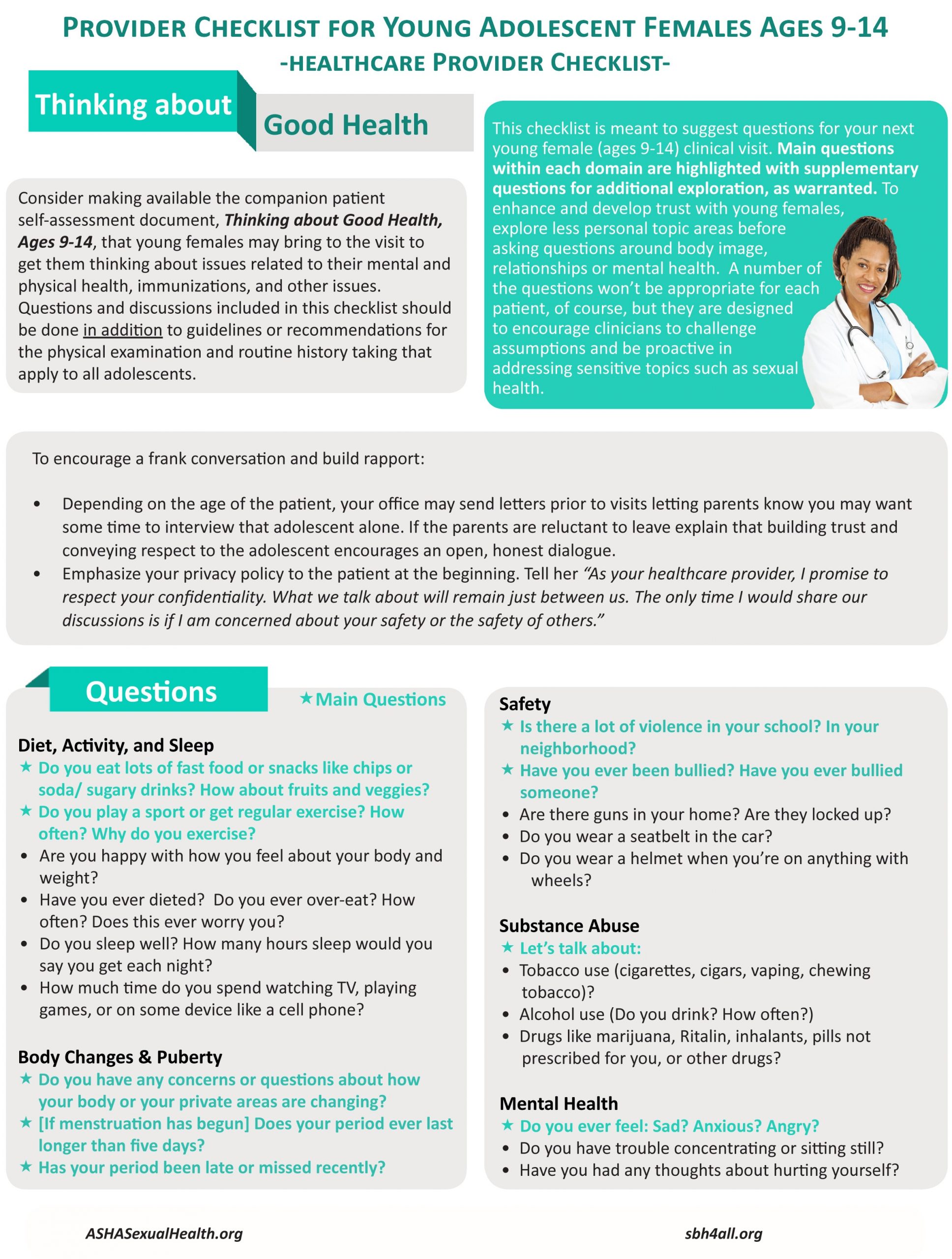 Treating Adolescent Patients